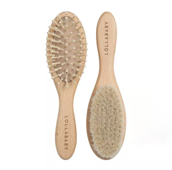 Natural Hairbrush Set - Lollababy Singapore